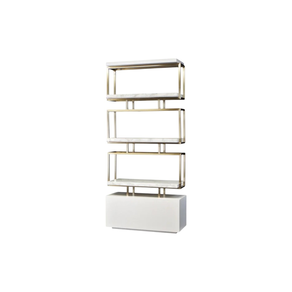 Cellini Shelf Unit (W/Calacatta Gold Marble) – JALSA DESIGN